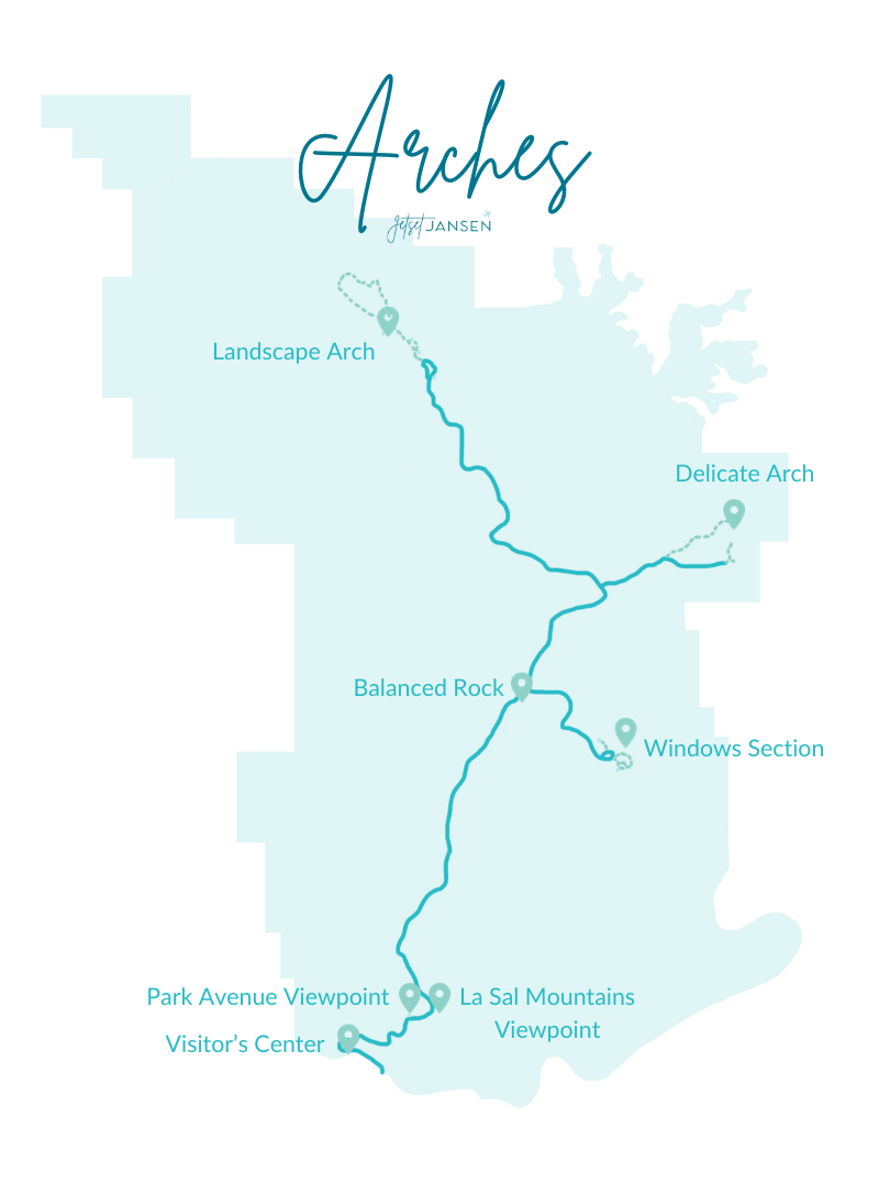 How to Spend One Day in Arches National Park • Jetset Jansen