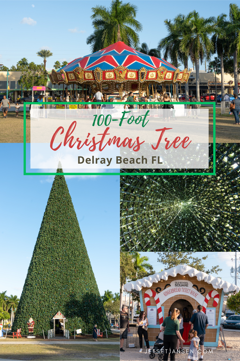 See the 100-Foot Delray Beach Christmas Tree • Jetset Jansen
