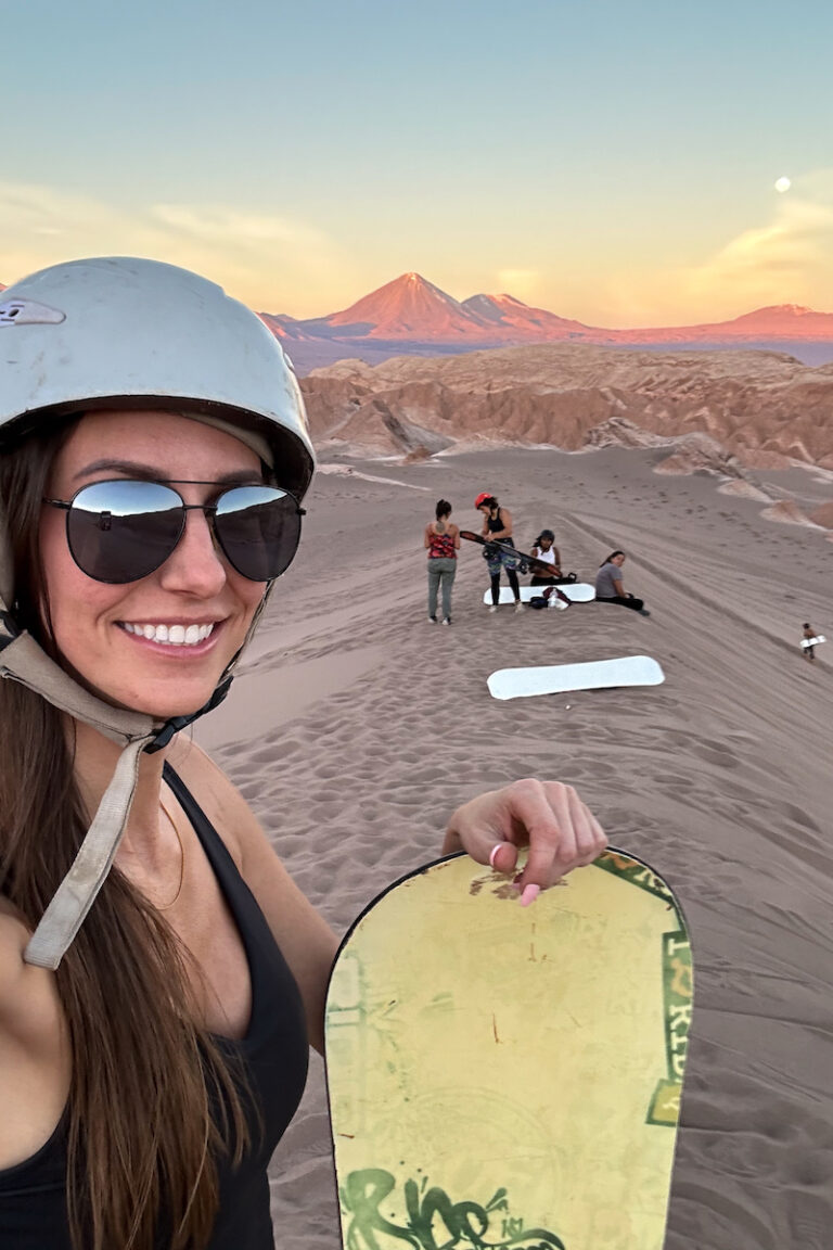 Sandboarding in Chile at Valle de la Muerte (Death Valley) • Jetset Jansen